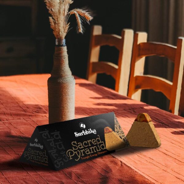 Buy Sacred Pyramid Triangle Dhoop Online - Charcoal Free