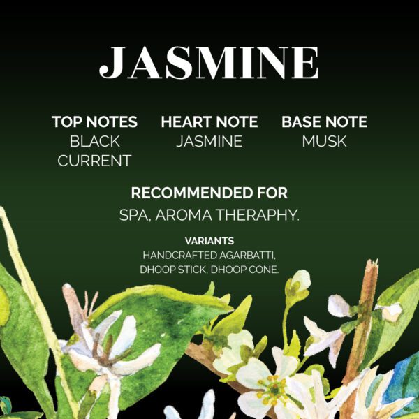 Natural Jasmine Dhoop Sticks Bamboo Less – Surbhika